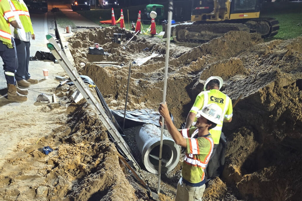 Crews begin drainage work near Cinco Bayou as Eglin Parkway resurfacing ...
