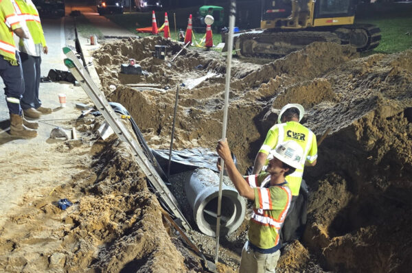 Crews begin drainage work near Cinco Bayou as Eglin Parkway resurfacing ...