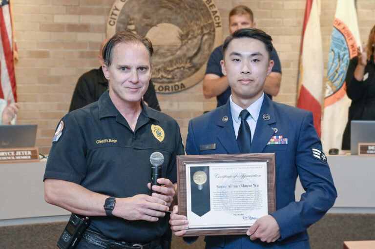 Airman honored for intervening in Holmes Boulevard dog attack in Fort ...