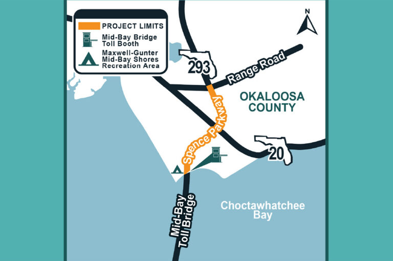 Daytime lane closures planned on Spence Parkway near Mid-Bay Bridge ...